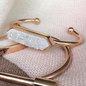 Kinsley Armelle | Jewelry | Kinsley Armelle Rose Gold Quartz Bracelet ...